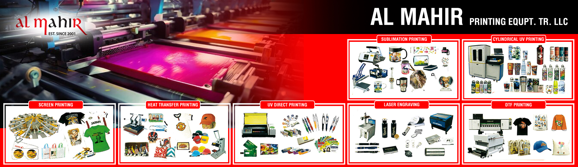 AL MAHIR PRINTING EQUIPMENT TRADING LLC in UAE - ReachUAE Business ...
